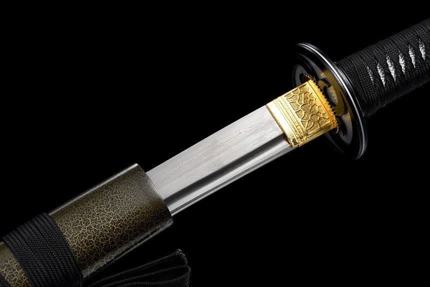 Unboxing Katana Yinlun Damascus Folded