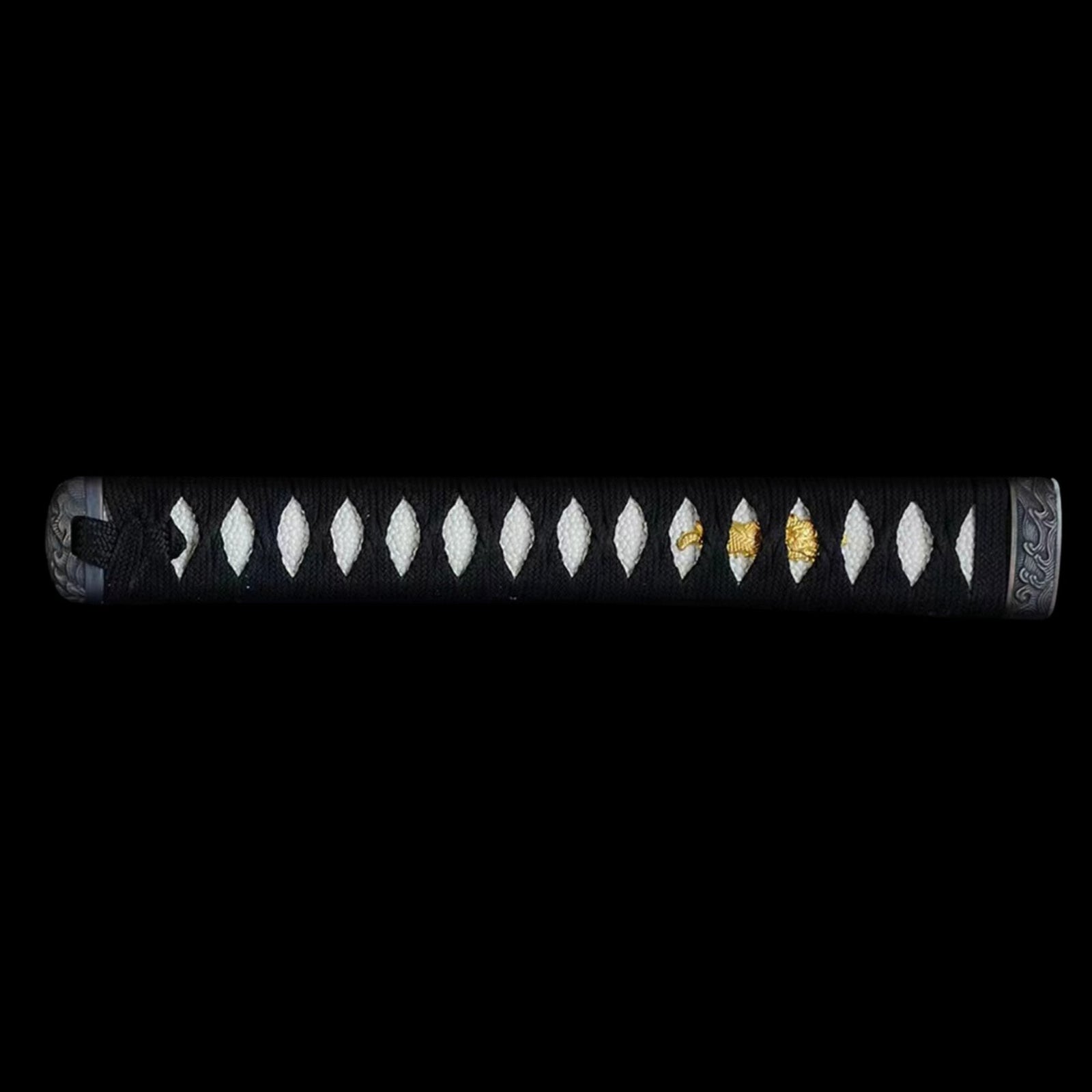 Australia Samurai Sword Tsuka-Ito Black | Hand-forged Tsuka-Ito for Sale