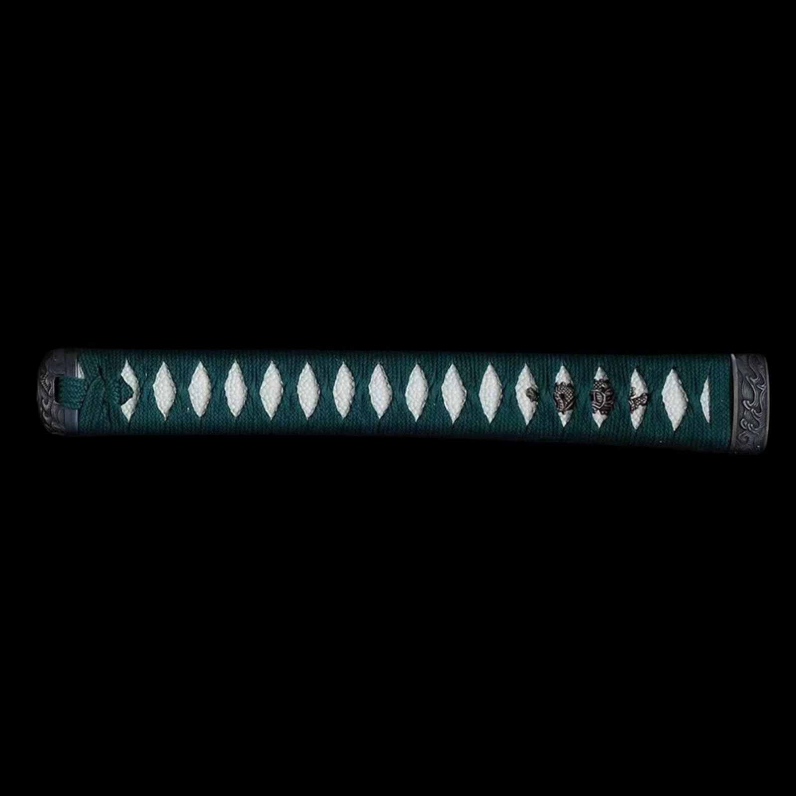 Australia Samurai Sword Tsuka-Ito Dark Green | Hand-forged Tsuka-Ito ...