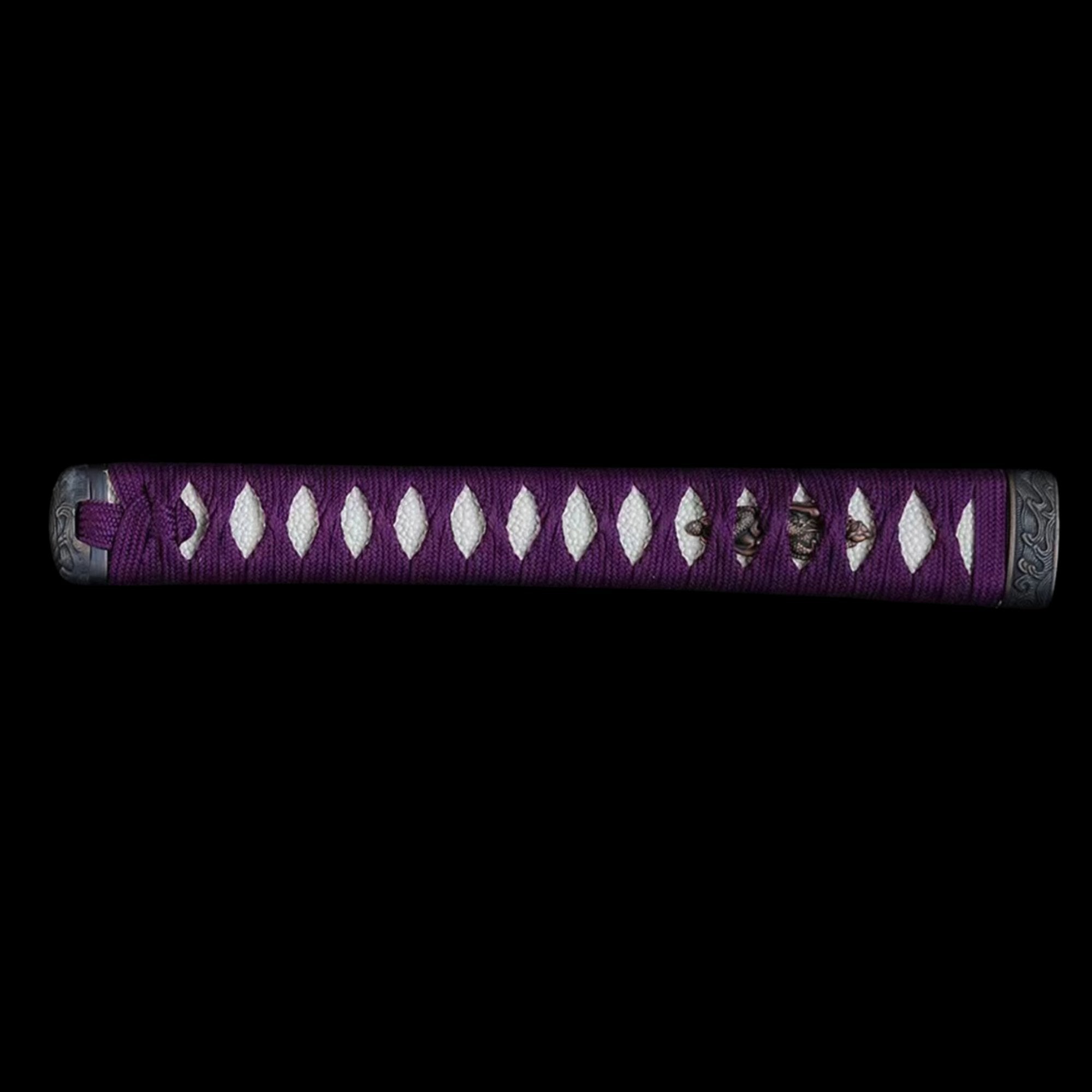 Australia Samurai Sword Tsuka-Ito Purple | Hand-forged Tsuka-Ito for Sale