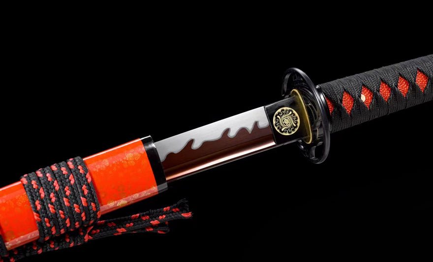 Australia Katana Jinghong Manganese Steel Red Blade 驚虹 | Hand-forged ...